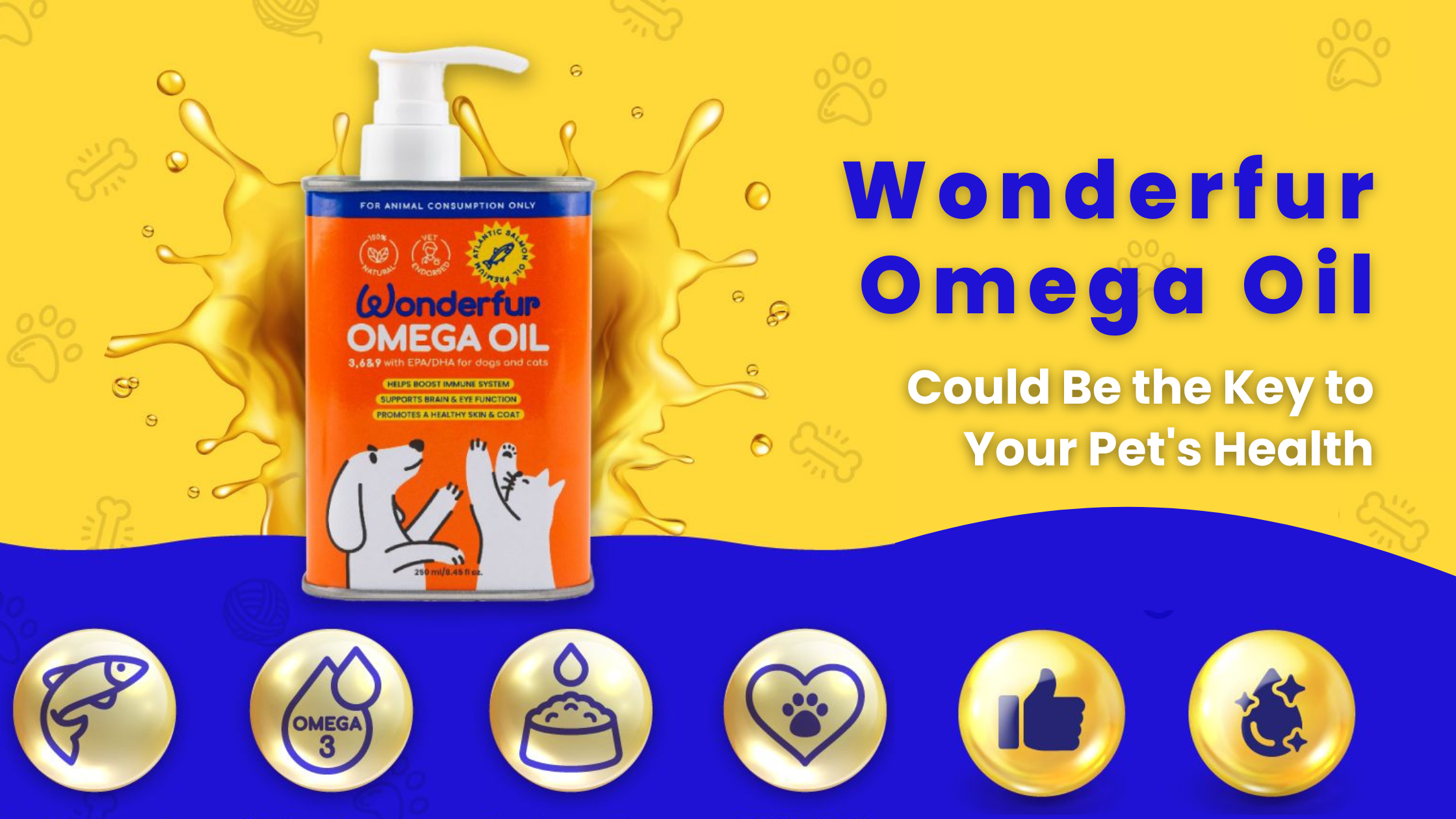 Why Wonderfur Omega Oil Could Be the Key to Your Pet's Health?